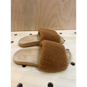 Jenni Kaye | Shoes | Brand New Jenni Kayne Shearling Slide Sandals Size ...